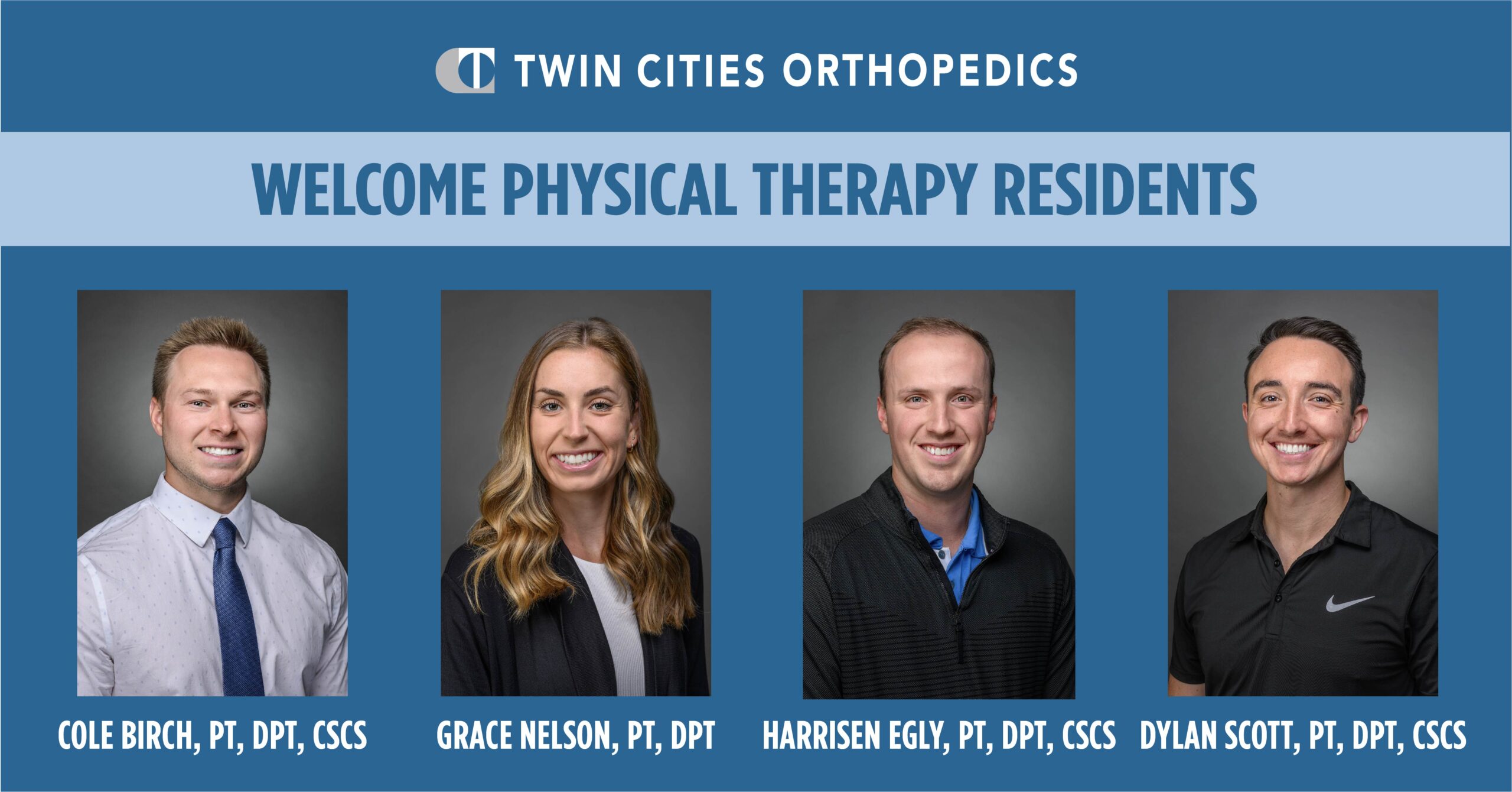 Introducing TCO’s Newest PT Residents