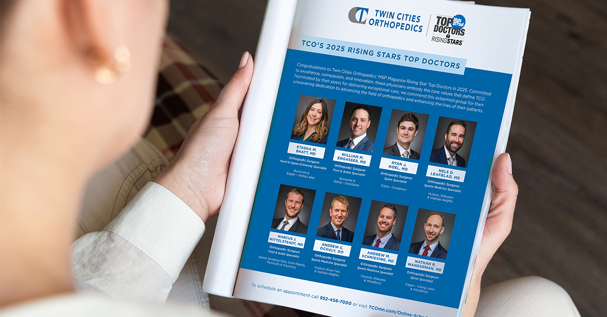 8 TCO physicians named Mpls.St.Paul Magazine 2025 Top Doctors: Rising Stars